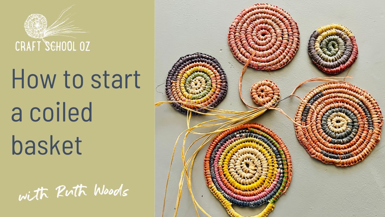 How to Start a Coiled Basket - Craft School Oz