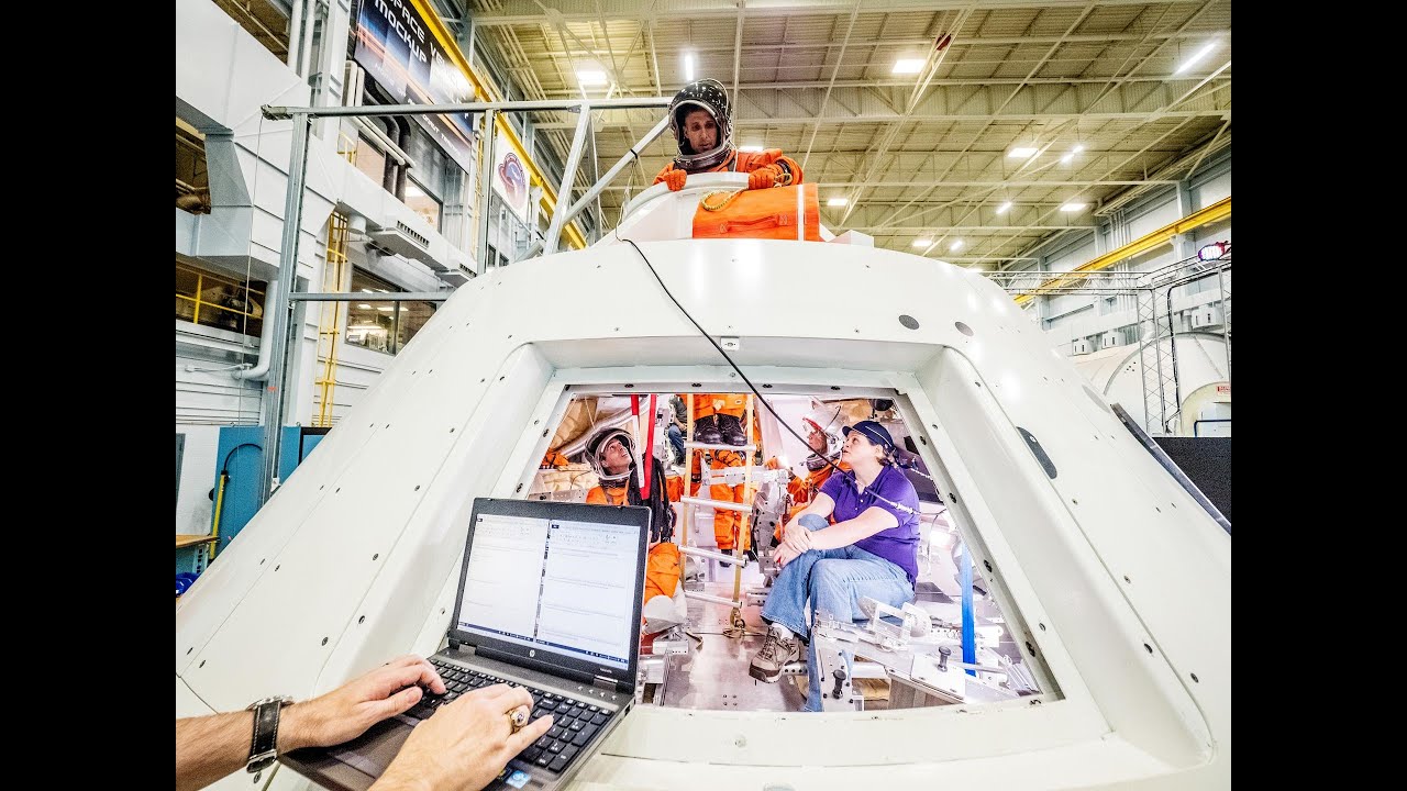 Peek inside NASA's Orion Spacecraft| Exclusive Tour #orion