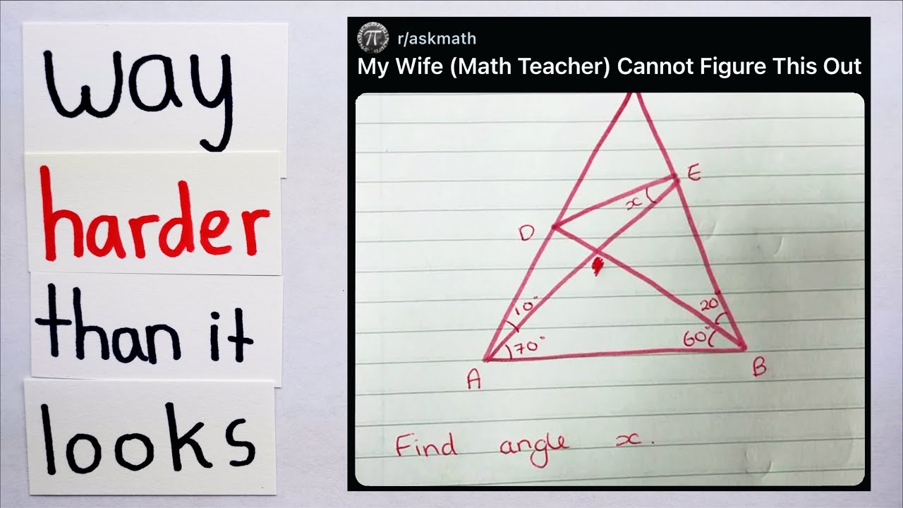 the math teacher can’t figure it out