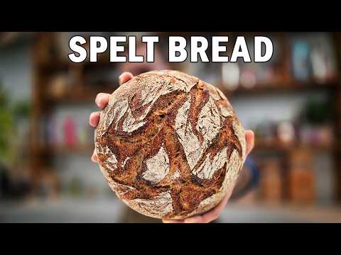 I made bread with the oldest flour in the world! | Sourdough Spelt Bread - Step-by-Step Recipe