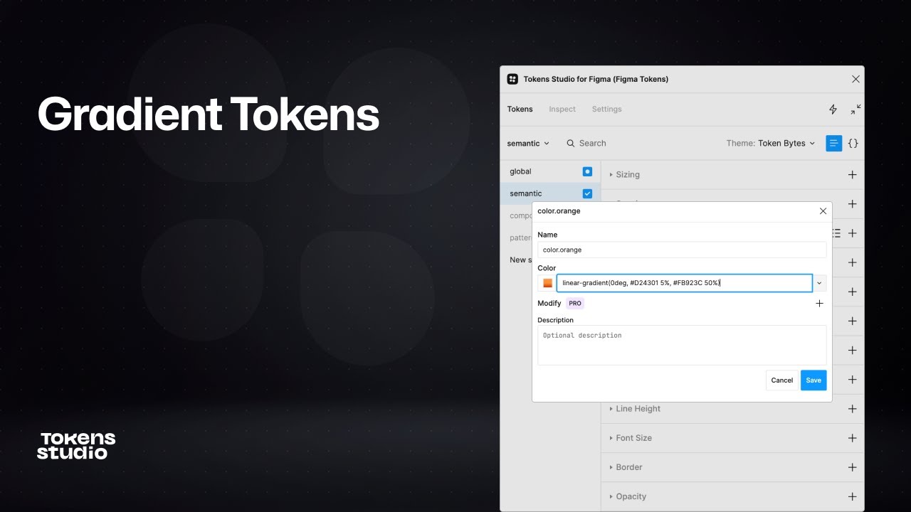 Creating a Gradient Token