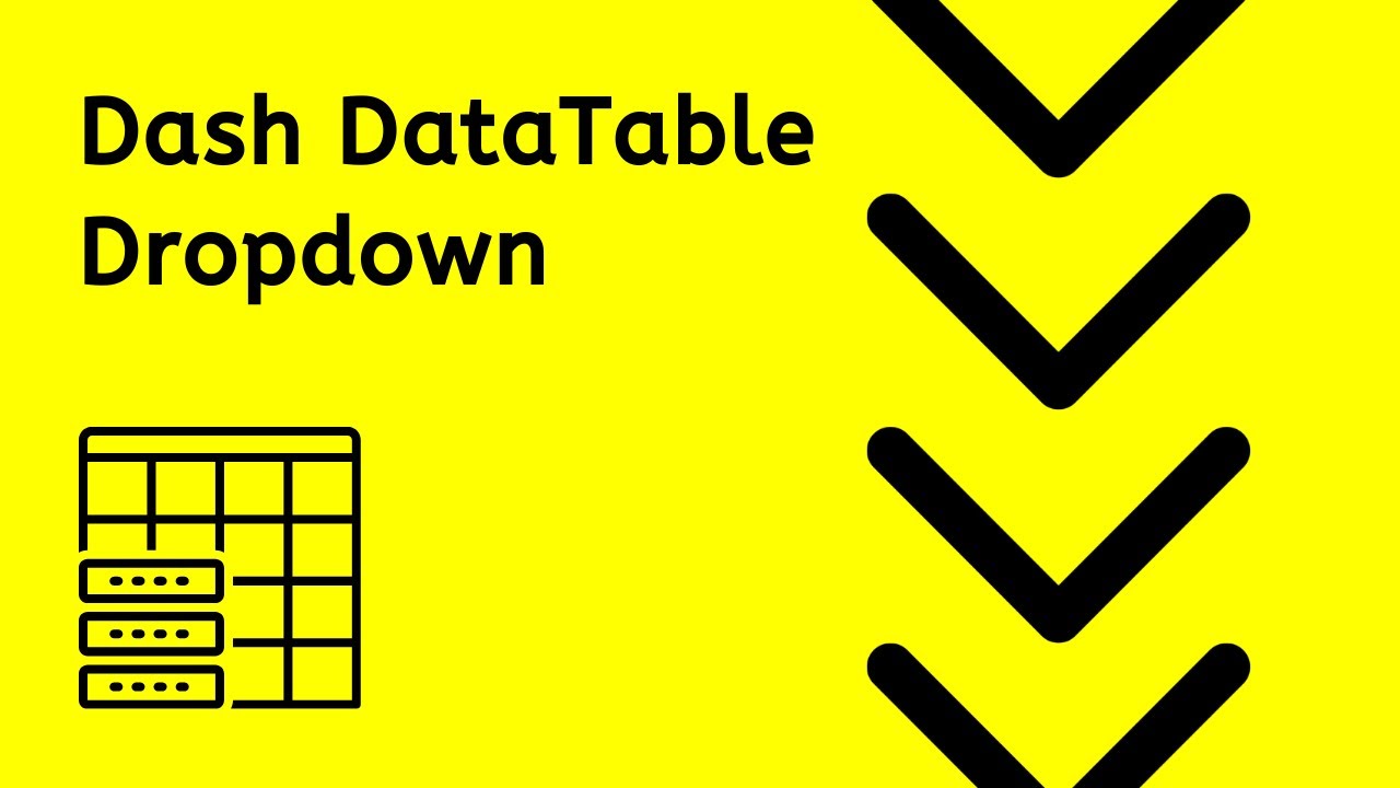 Dropdowns inside DataTable -- Dash Plotly