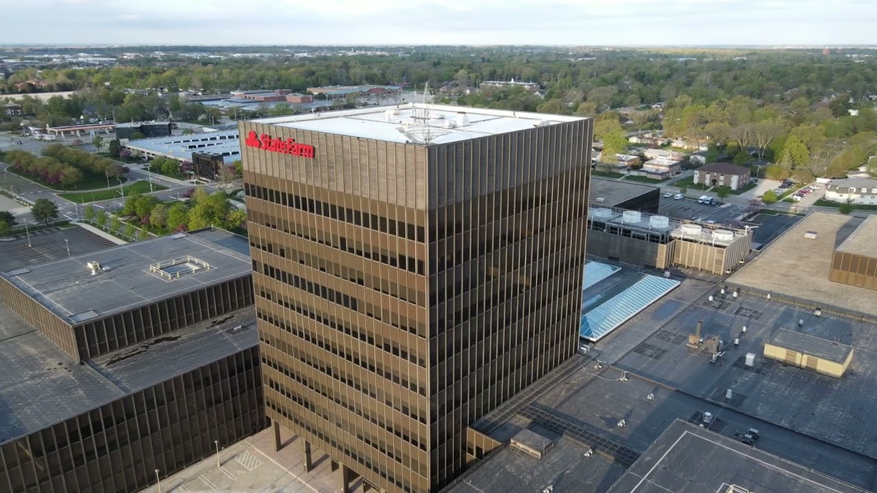 State Farm headquarters drone footage
