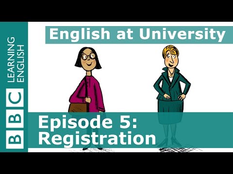 English at University: 5 - Learn phrases to ask for help with filling in forms