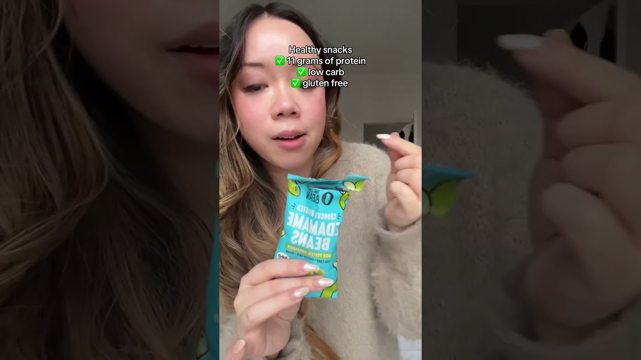 If youre looking for a high protein snack these edamame beans are my new favorite! Crunchy,