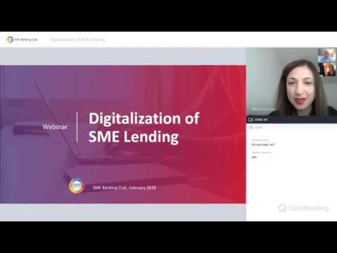 Webinar: Digitalization of SME Lending
