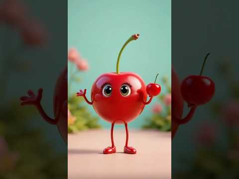 Cherry Fruit for Kids | Learn Fruits Names & Colors | Fun Fruit Learning Video for Toddlers
