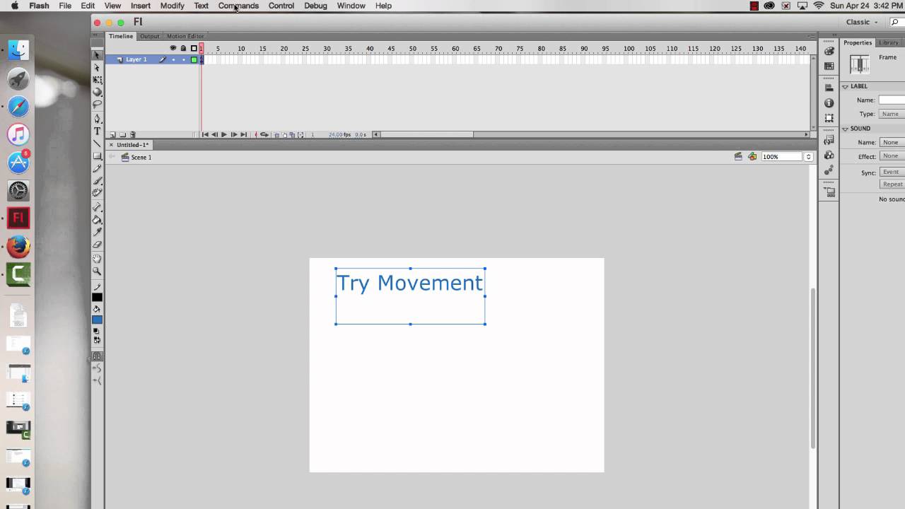 Flash & ActionScript 3: Adding Movement