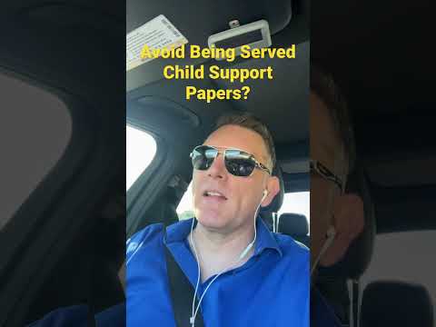 Should you avoid being served child support papers? #childsupport 