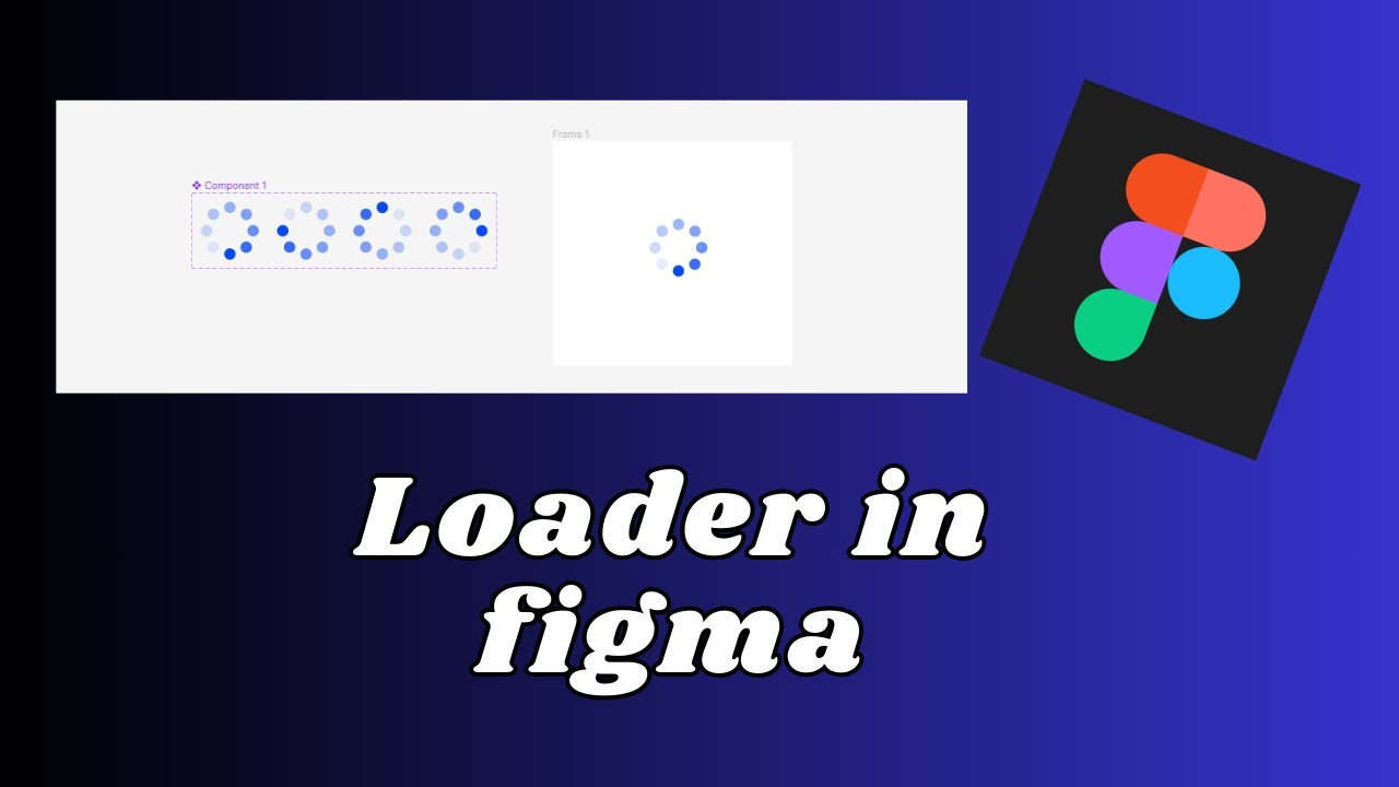 Figma Loading Spinner Animation | Interactive Components