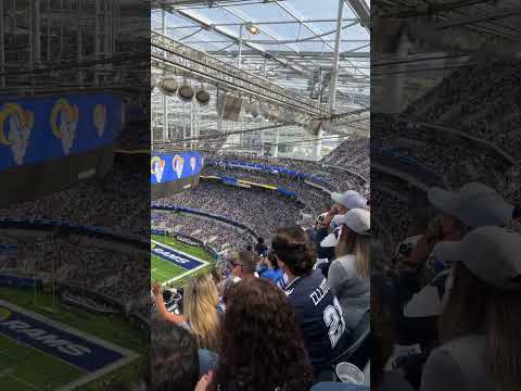 LA Rams SOFI stadium view from section 512