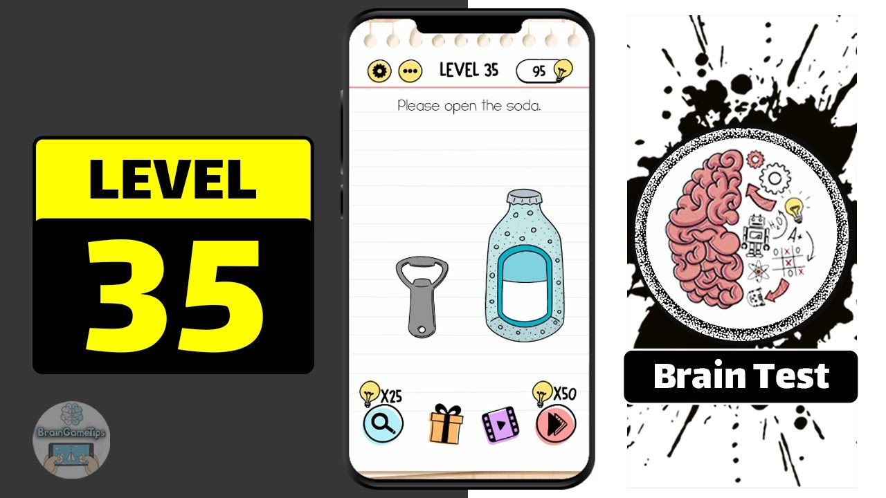 Brain Test Level 35 Walkthrough