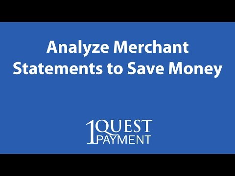 How We Analyze Your Merchant Services Statement