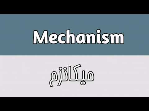 Mechanism Meaning In Urdu