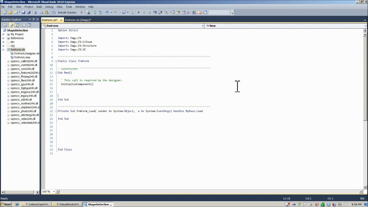 OpenCV Tutorial 9 Shape Detection and Color Filtering in Emgu CV