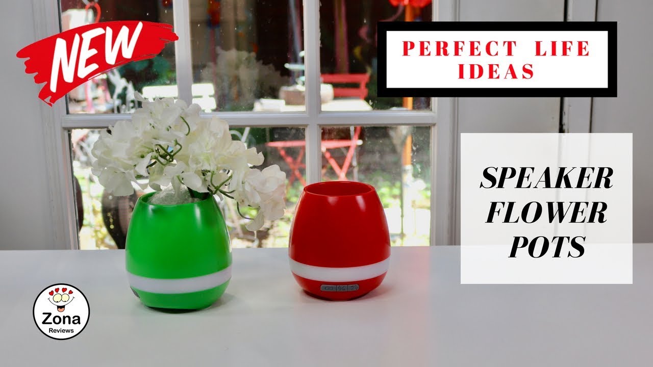 PERFECT LIFE IDEAS ❤️ Bluetooth Speaker & Musical Flowerpot - Review     ✅