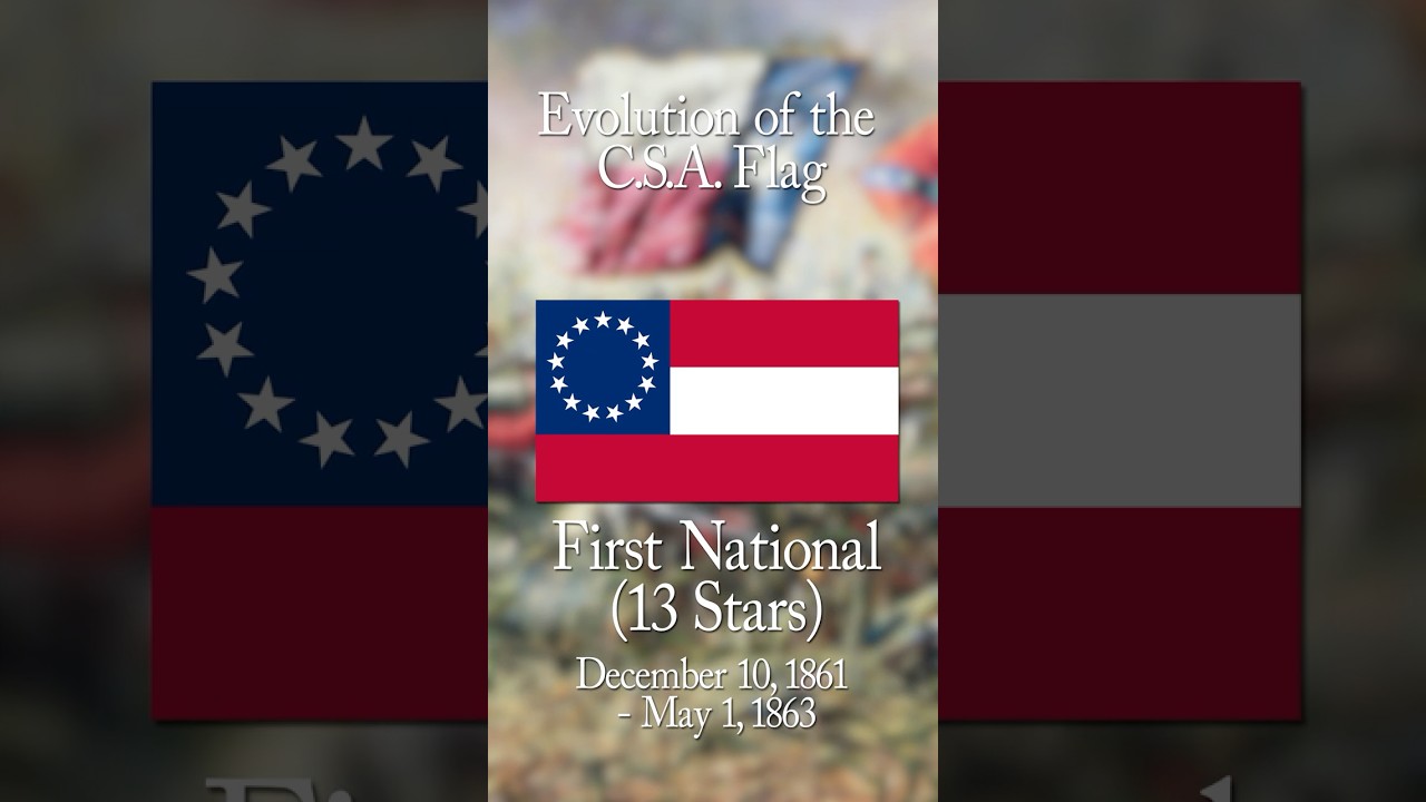 Evolution of the Confederate Flag