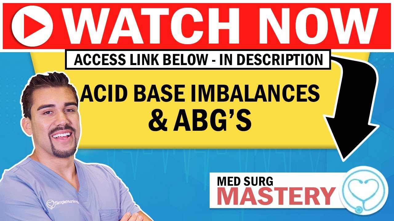 ABGs simple & easy I Arterial Blood Gas Interpretation Acid Base Balance NCLEX RN & LPN