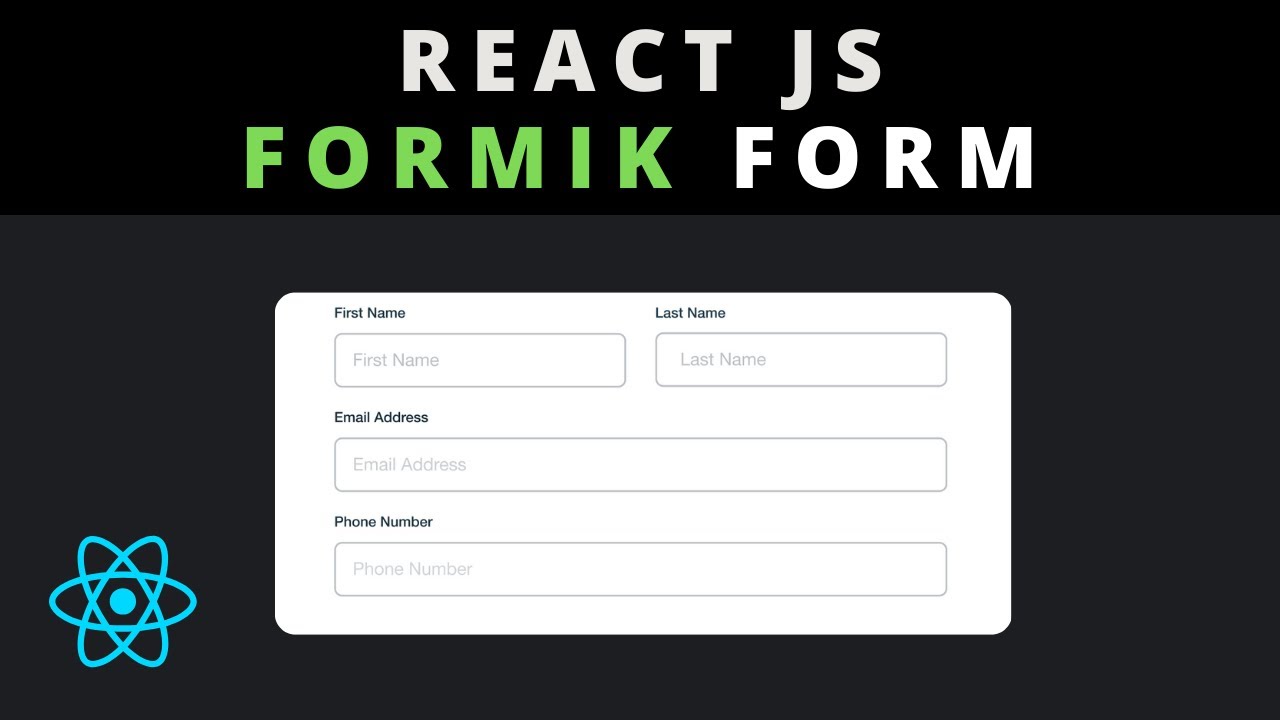 How To Create Formik Form In React JS (Full Tutorial)