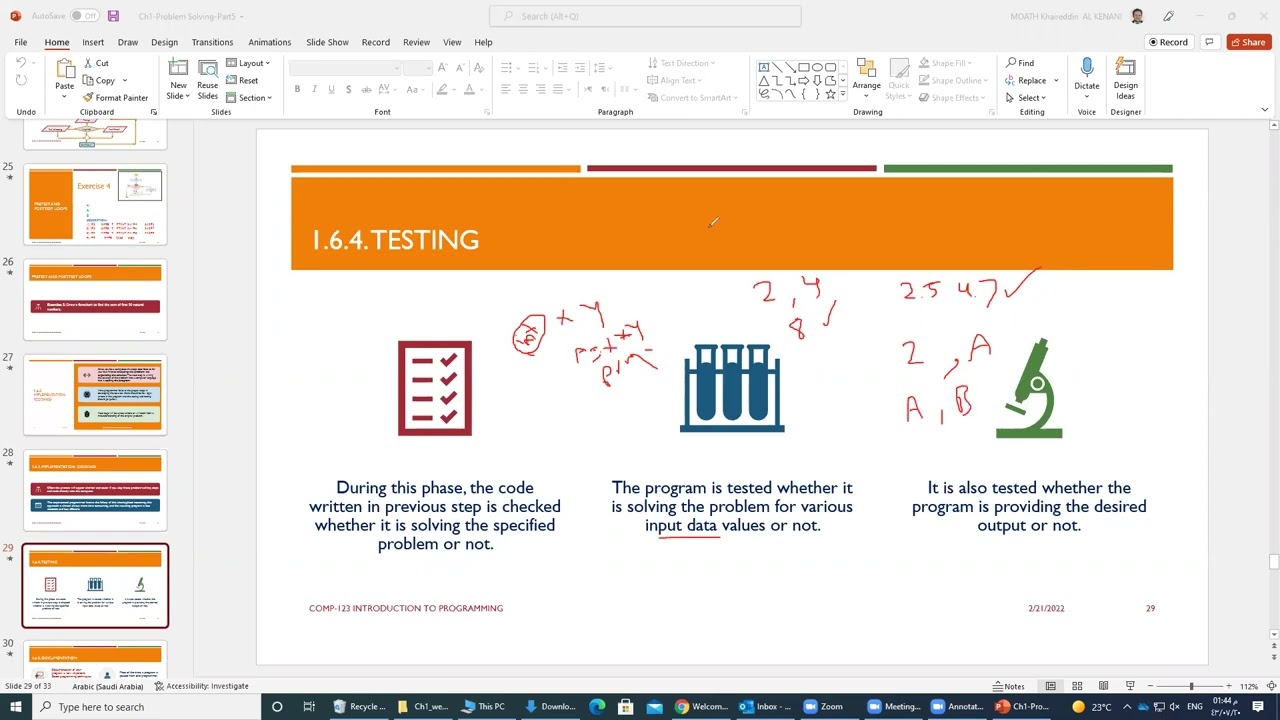 (7)Implementation ,Testing and Documentation