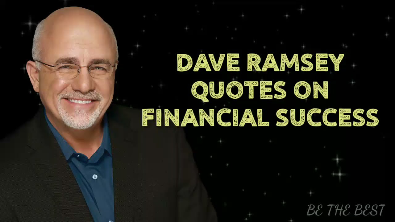 Dave Ramsey Quotes on Financial Success | dave ramsey | dave ramsey live #daveramseyshowlive