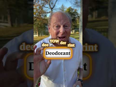 How do you say Deodorant?