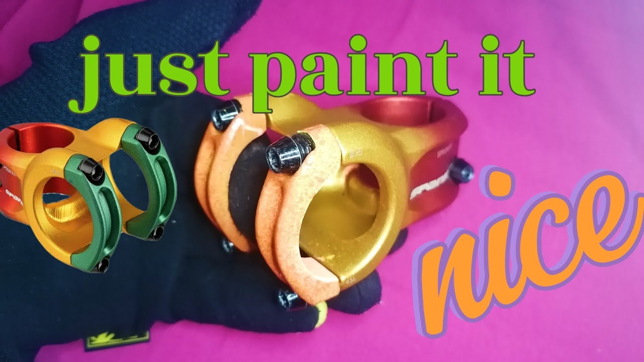 Spank spoon rasta 35 stem orange tip and trick