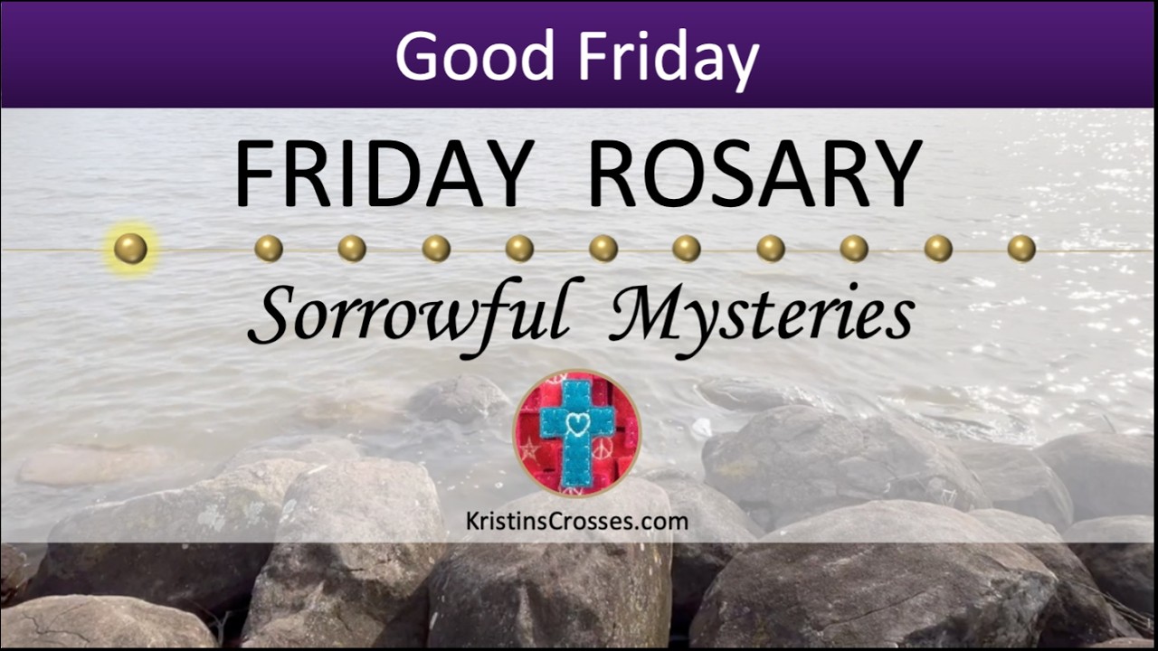 Friday Rosary • Sorrowful Mysteries of the Rosary 💜 Good Friday, April 3, 2026 VIRTUAL ROSARY