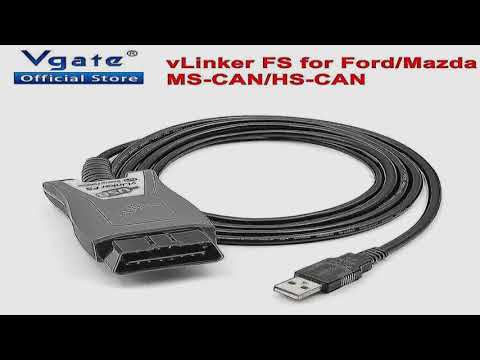 Vgate vLinker FS ELM327 For Ford FORScan HS/MS-CAN ELM 327 OBD 2 OBD2 Car Diagnostic Scanner In
