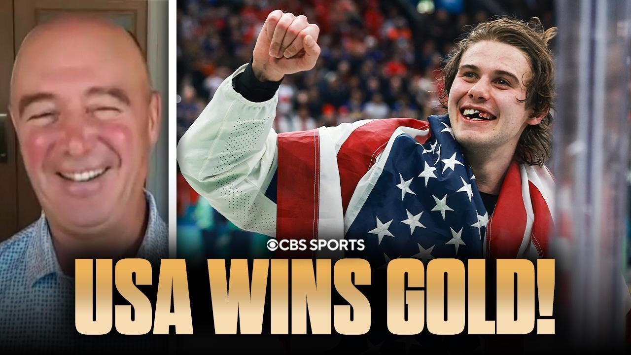 USA Men's Hockey wins GOLD with Jack Hughes' OT game-winner vs Canada