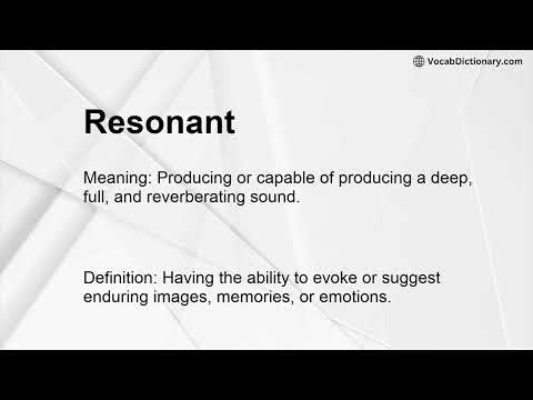 Resonant Meaning