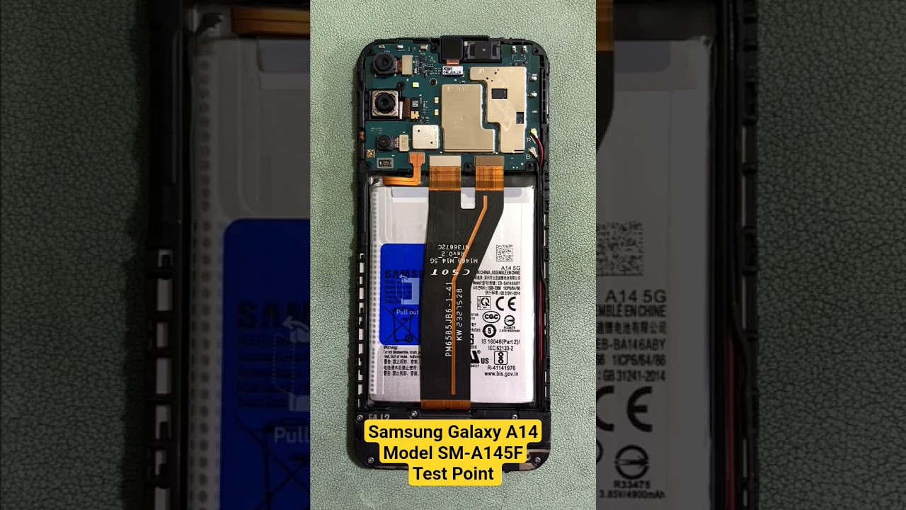 Samsung A14 Test Point Samsung SM-A145F Test Point Samsung Galaxy A14 T.Point