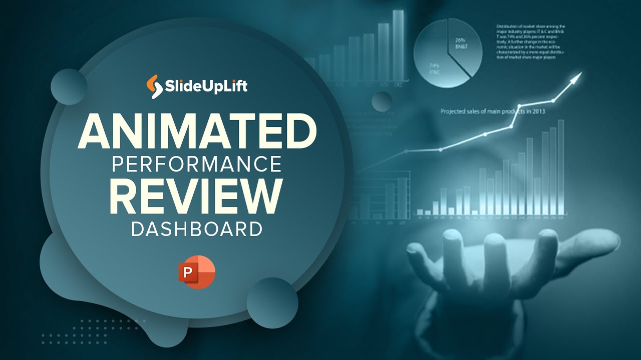 Animated Performance Review Dashboard Template - SlideUpLift