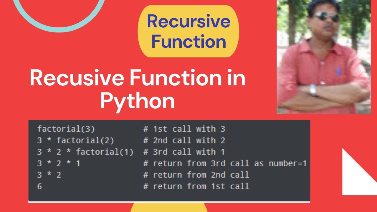 Recursive function in Python Differentiate recursion and Loop