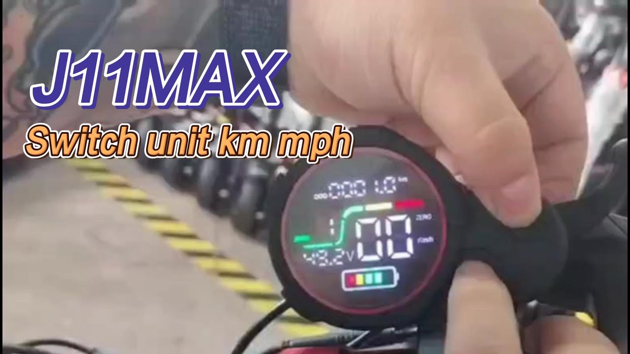 Tigoten - J11MAX Switch Unit: km/h to mph