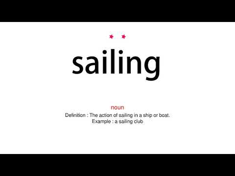 How to pronounce sailing - Vocab Today