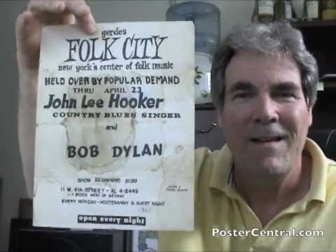 Bob Dylan Concert Flyer 1961 Gerdes Folk City New York, Part One ...