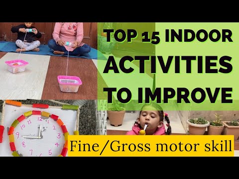 Top Indoor games & Activities for kids| gross motor Skills /fine motor Skills| kishakashi