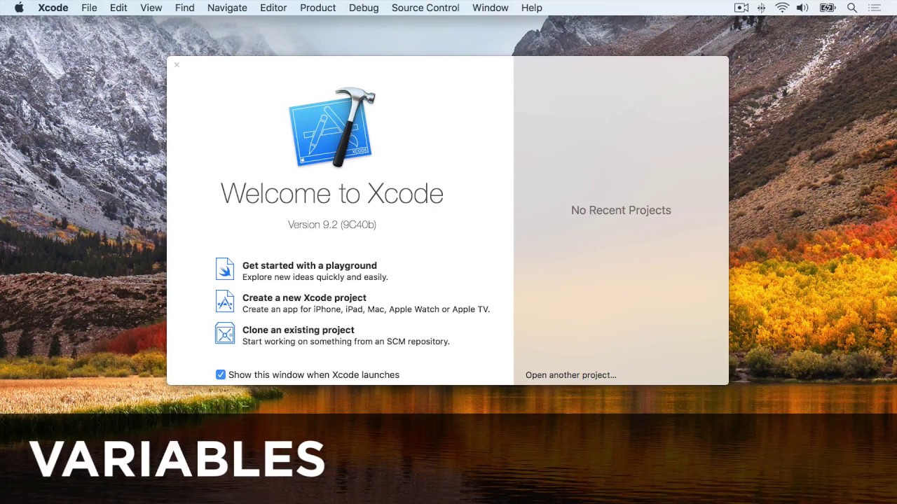 Variables – Swift in Sixty Seconds