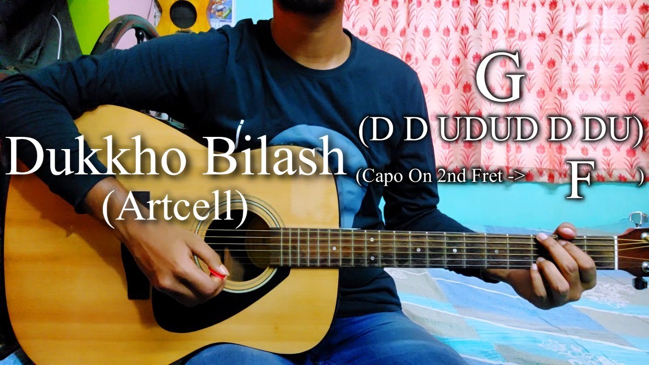 Dukkho Bilash | Artcell | Anushilon | Guitar Chords Lesson+Cover, Strumming Pattern, Progressions...