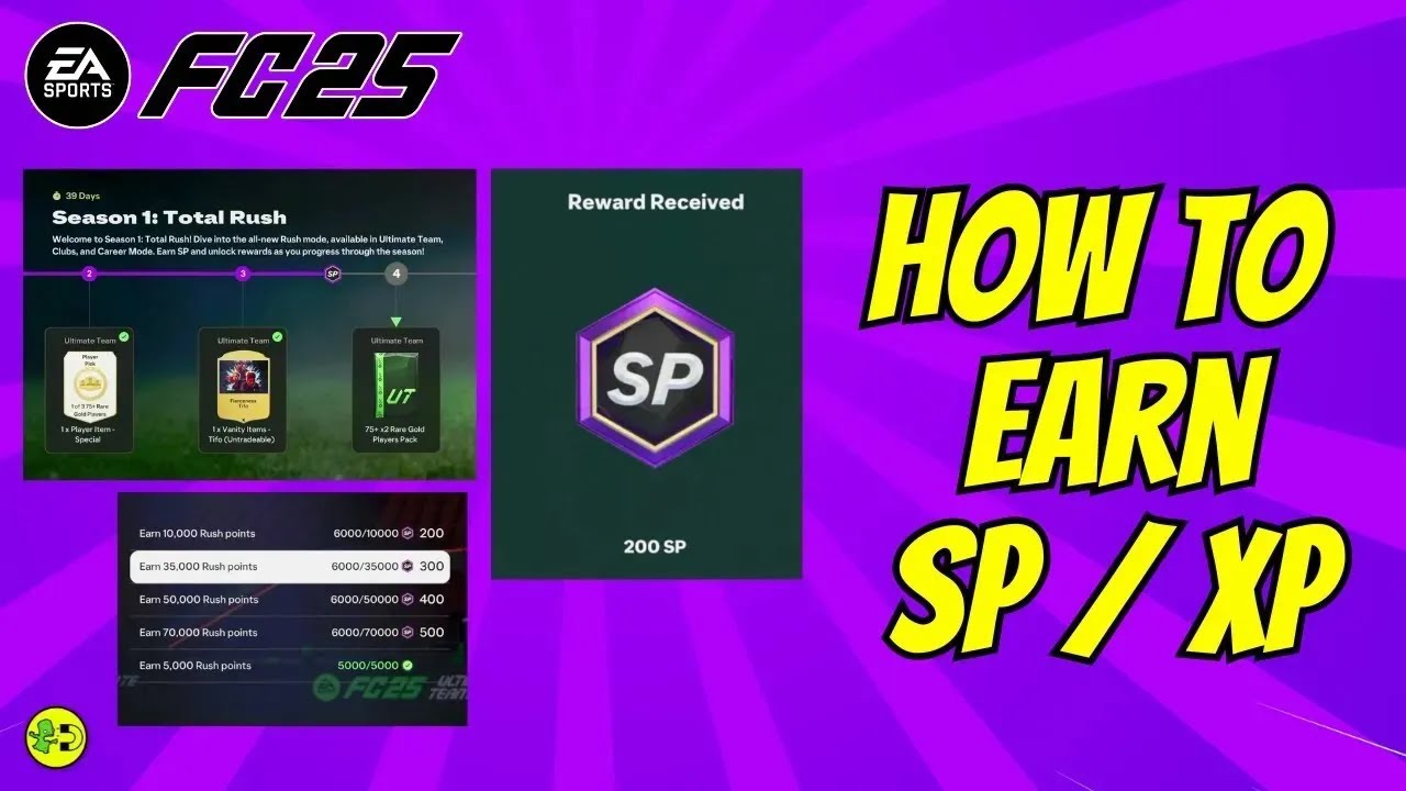 FC 25 How to Earn XP / SP Ultimate Team - Level Up & Unlock Rewards!