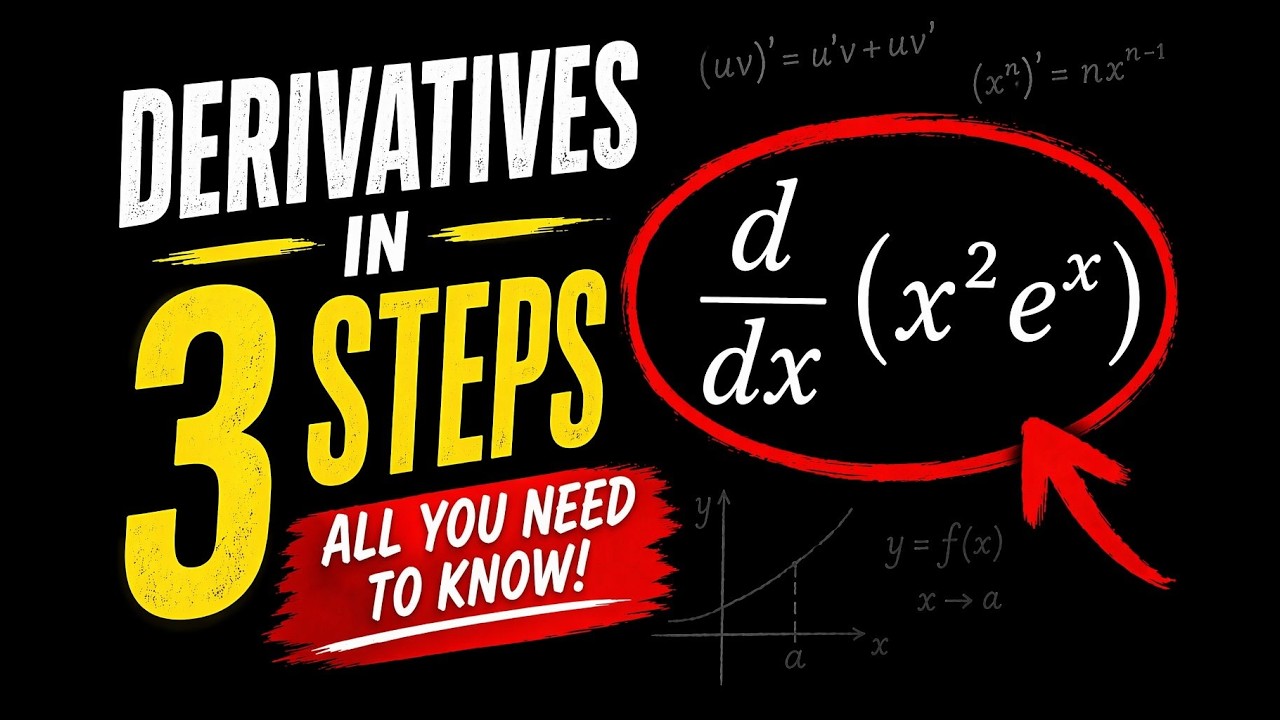 Derivatives in 3 Easy Steps