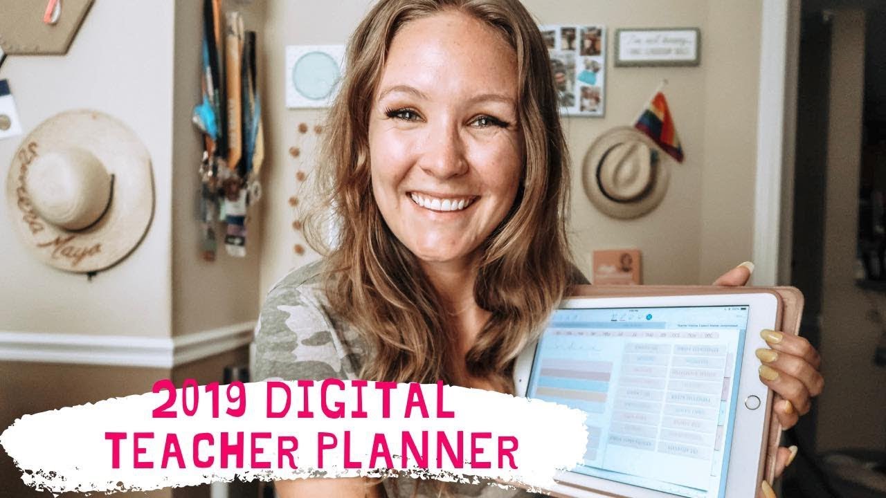 2019 DIGITAL TEACHER PLANNER // plan with me