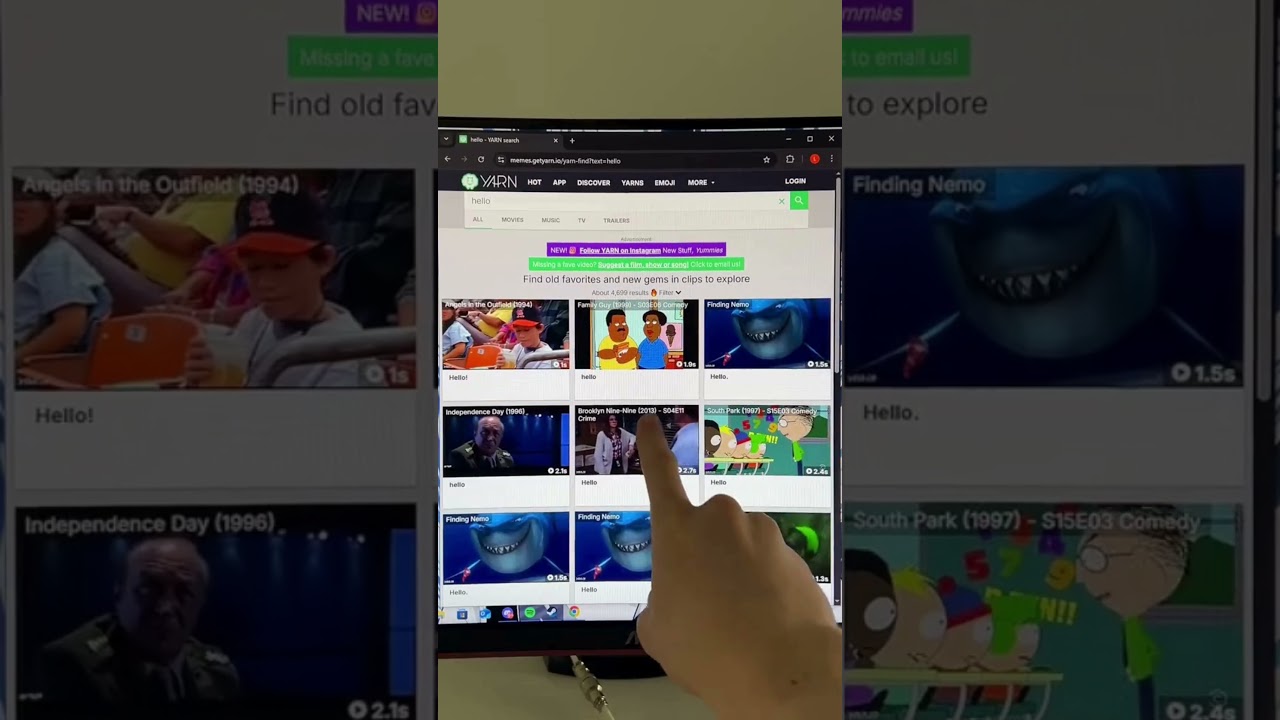 Find the Exact Movie Clip from Any Quote! | GetYarn.io 🎥🧠