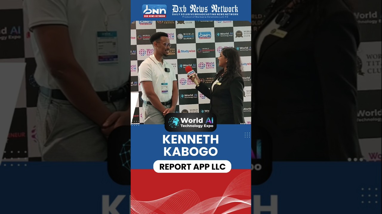 Kenneth Kabogo of Report App LLC Talks Data Safety and Smart Solutions | World AI Tech Expo 2025