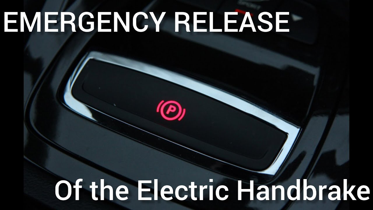 Citroen C5 X7 Emergency release of the electric handbrake