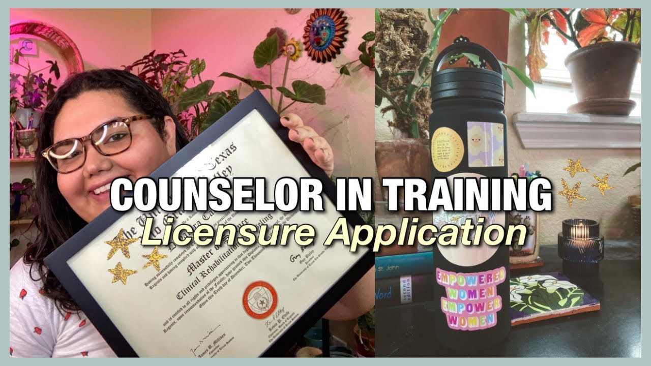 Submitting My LPC-Associate License Application Online + Getting My Diploma | Post Grad Vlog