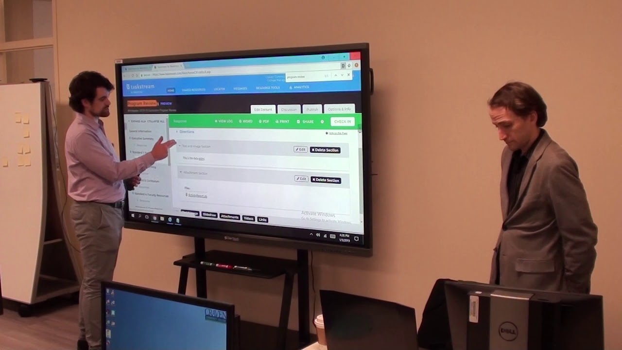 Using Taskstream for Program Review