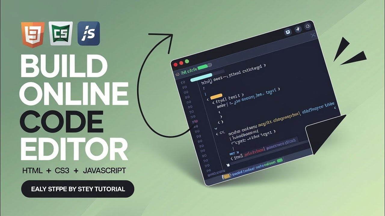 How to make code editor using html css js