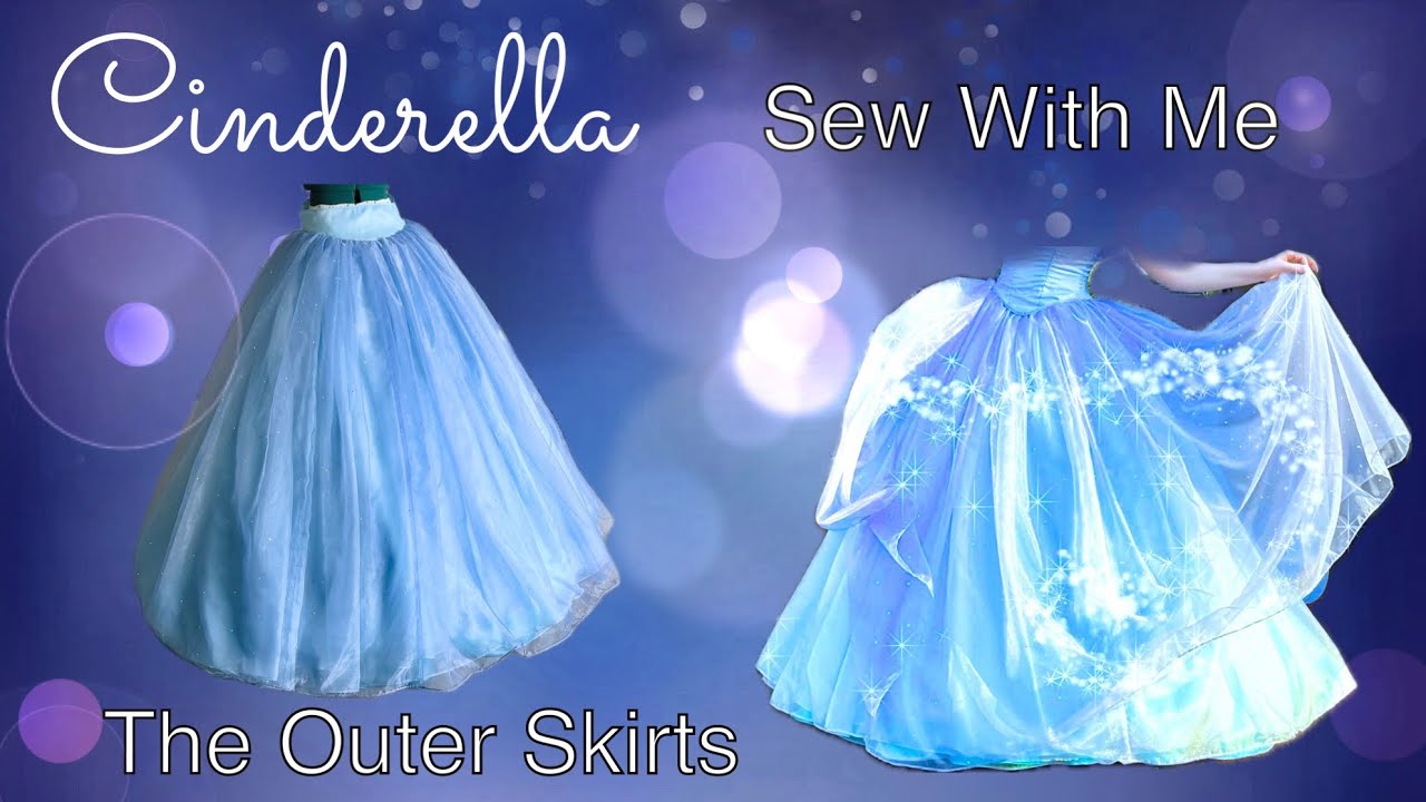 Making of the Live Action Cinderella Dress Outer Skirts - Sew With Me